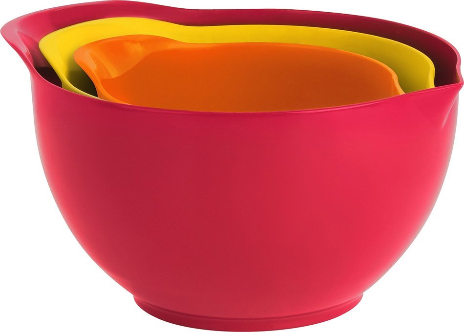 Trudeau Bamboo Melamine Mixing Bowls, Set of 3 free image download