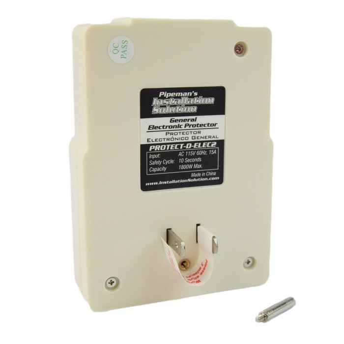 110 Voltage Protector Brownout Surge Refrigerator Dual Plug 1800 Watt ...