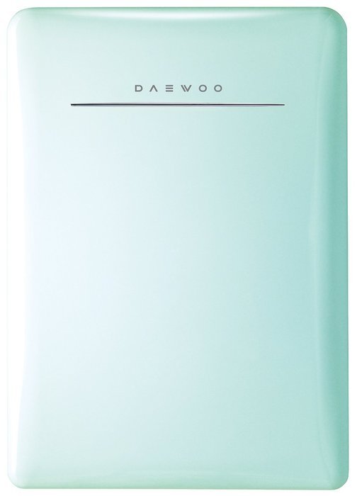 Daewoo Retro Compact Refrigerator 2.8 Cu Ft, Mint N2 free image download