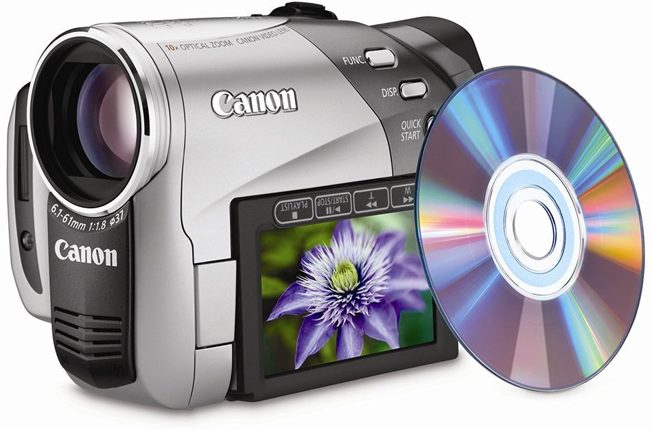 Canon DC50 5MP DVD Camcorder with 10x Optical Image Stabilized Zoom ...