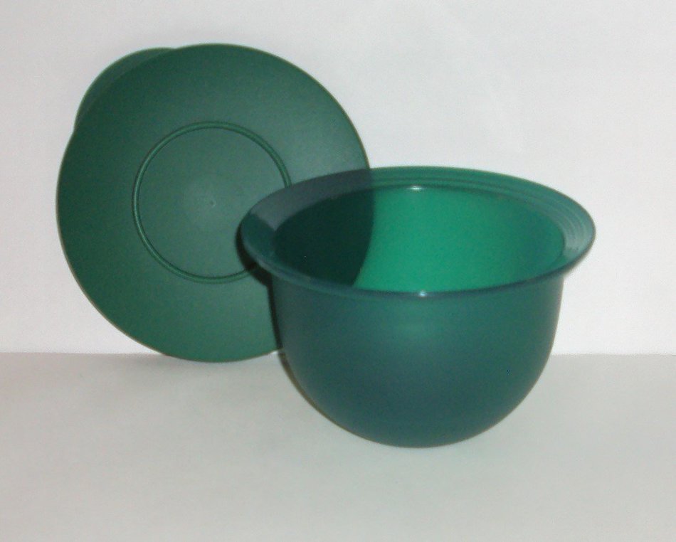 Tupperware Impression Small 2.5 Cup Mixing Bowl Jewel Tone Emerald ...