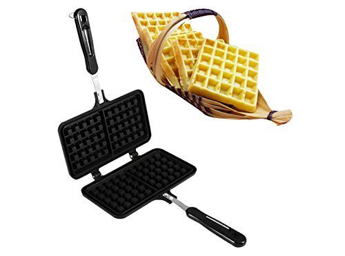 Waffles Mold Baking Pan Aluminum Alloy Biscuit Bakeware Tool N4 free ...