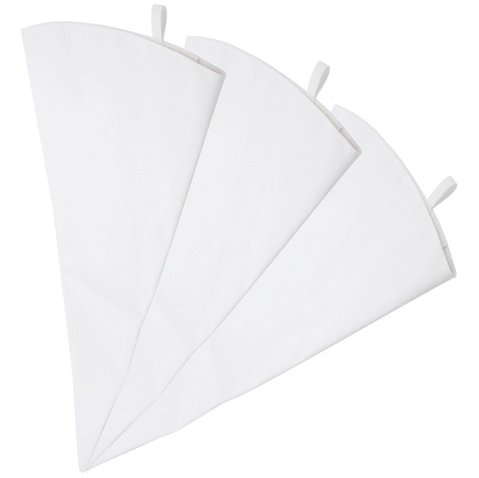 Pridebit Pastry Bag 3 Pack (18-Inch) Reusable Cotton Decorating Icing ...