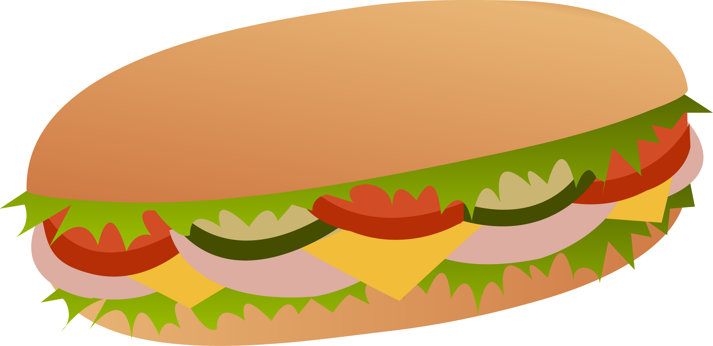 Tasty roll Sandwich drawing free image download