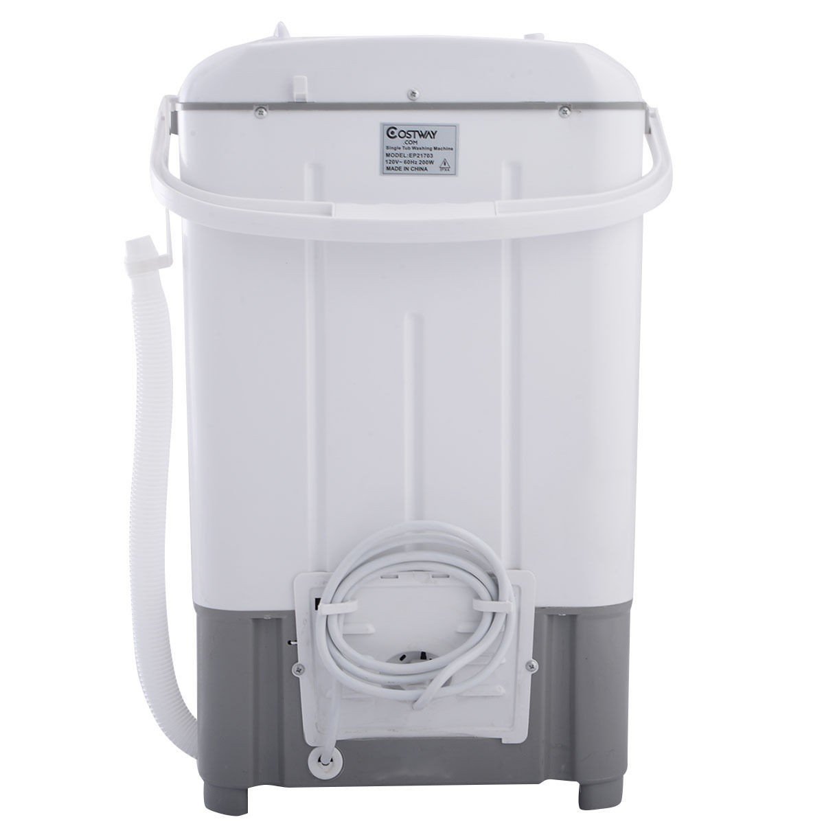 Mini Portable Washing Machine 7.7 lbs Single Tub Compact Washer - Quick ...