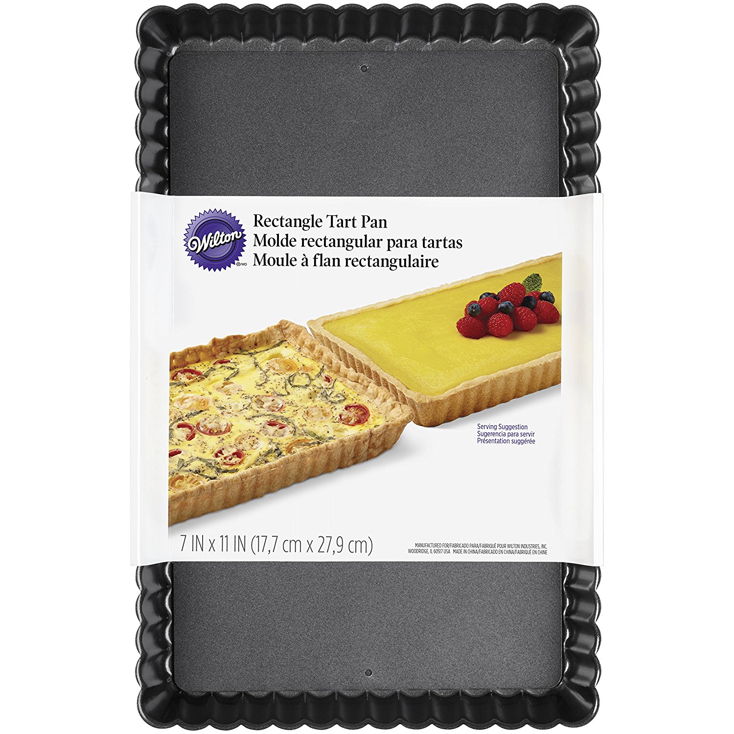 Wilton 2105-0221 Rectangle Tart Pan, Assorted free image download