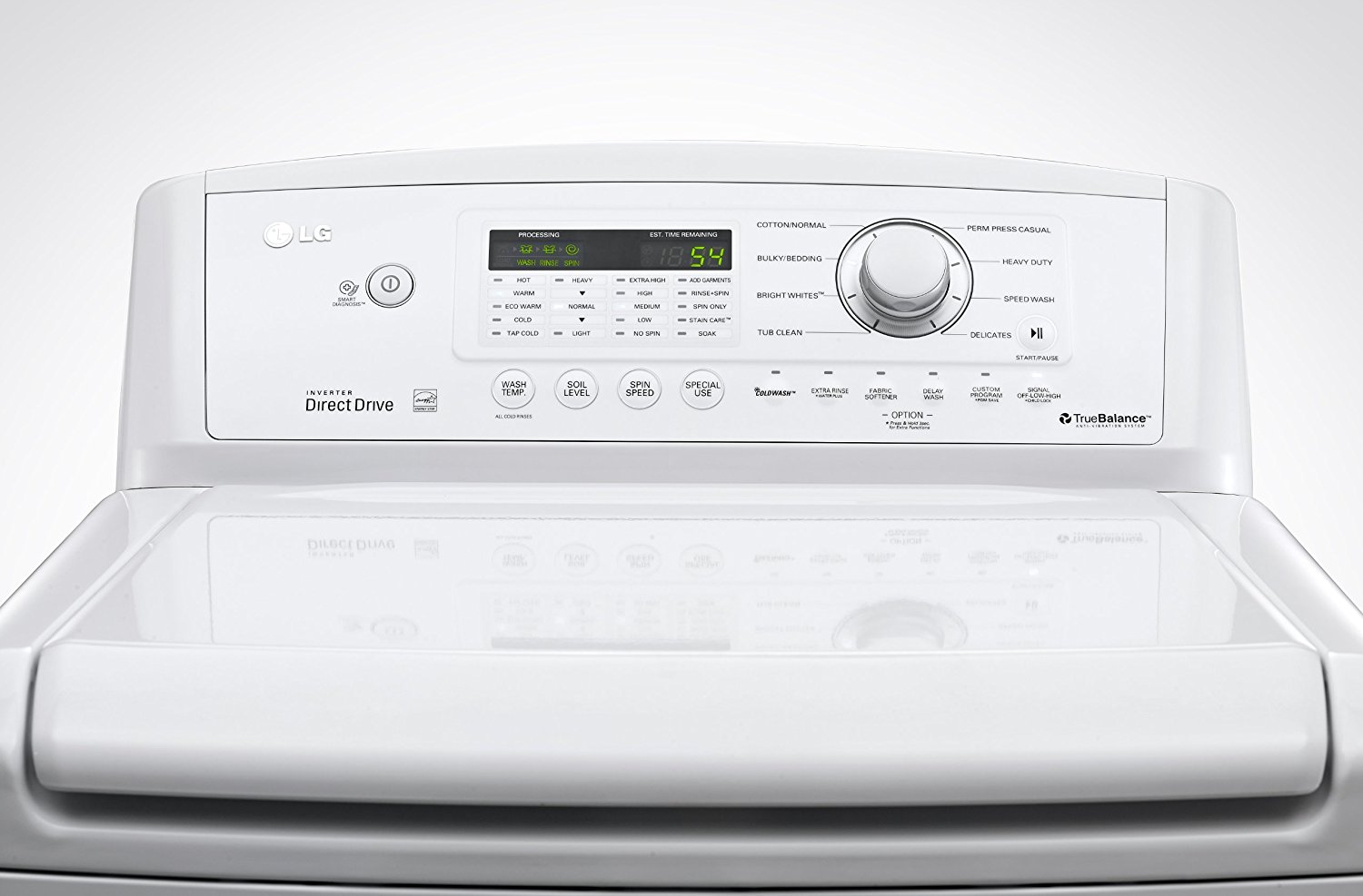 LG H/E Super Capacity H/E Top Load Laundry Pair with Powerful StainCare ...