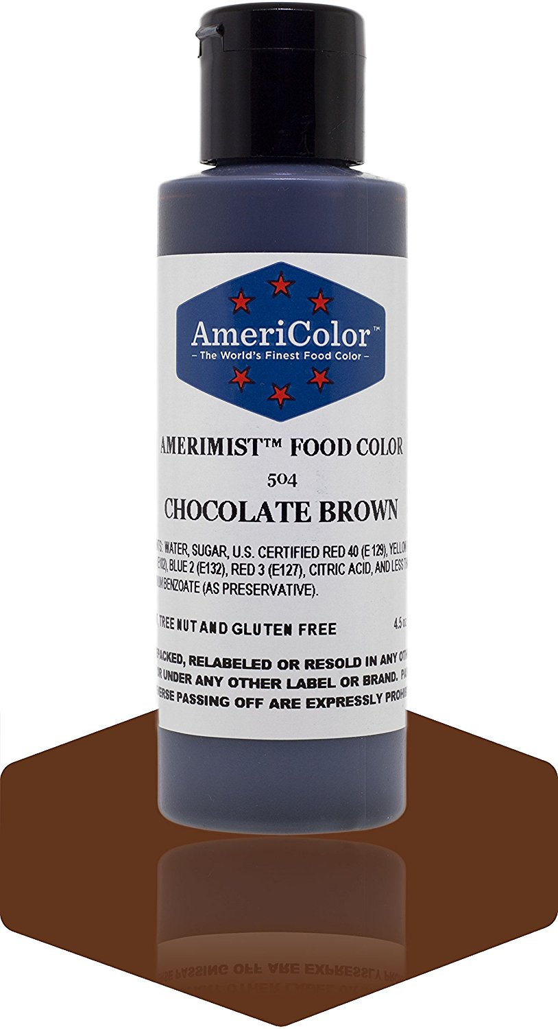AmeriColor AmeriMist Airbrush Colour - Chocolate Brown - 4½ oz free ...