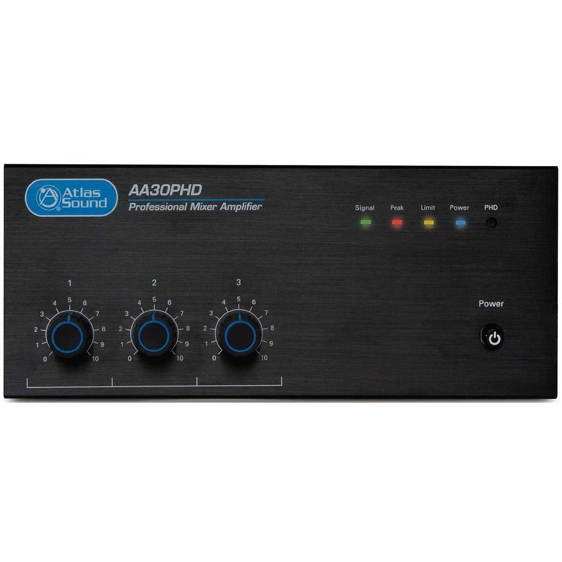 Atlas Sound AA30PHD 3-Input, 30 Watt Mixer Amplifier with Automatic ...