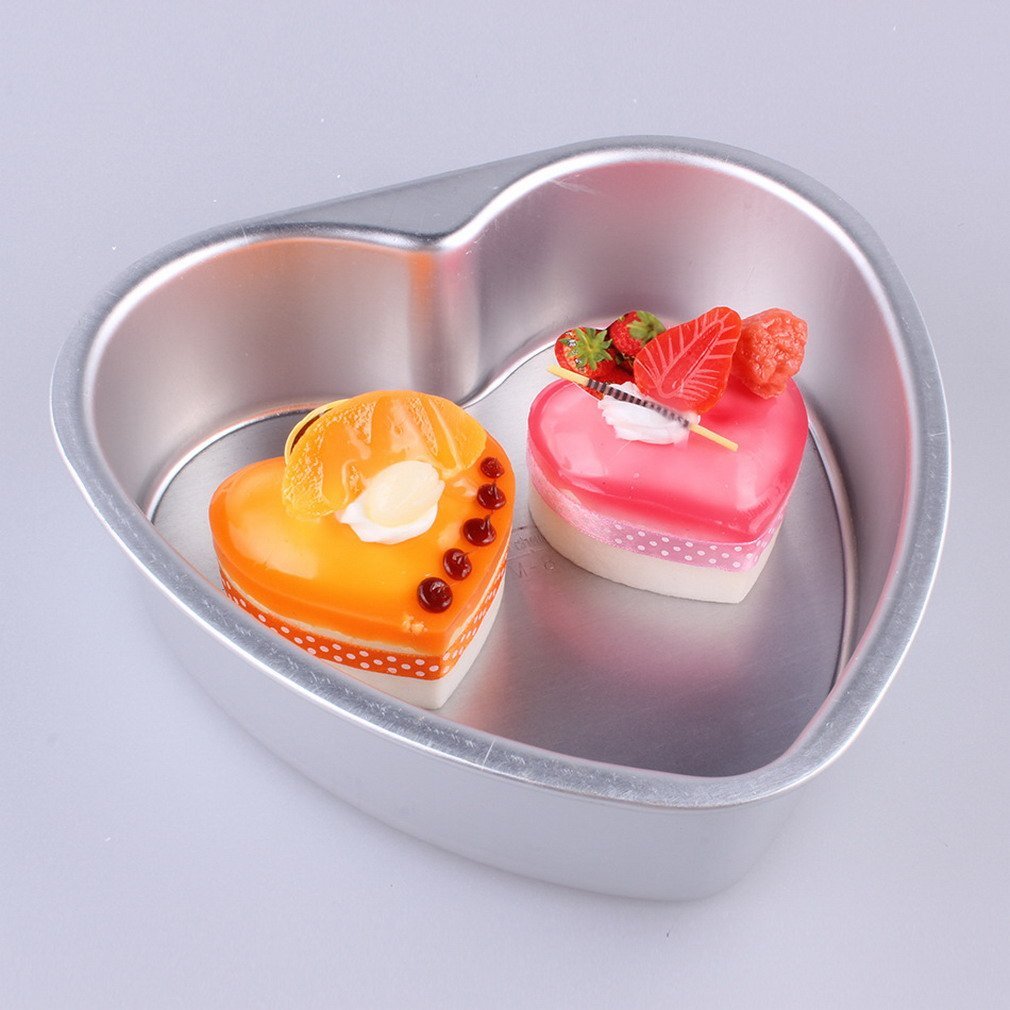 EOZY 6-Inches Heart Shaped Cake Pan Mini Cake Baking Tools N6 free ...
