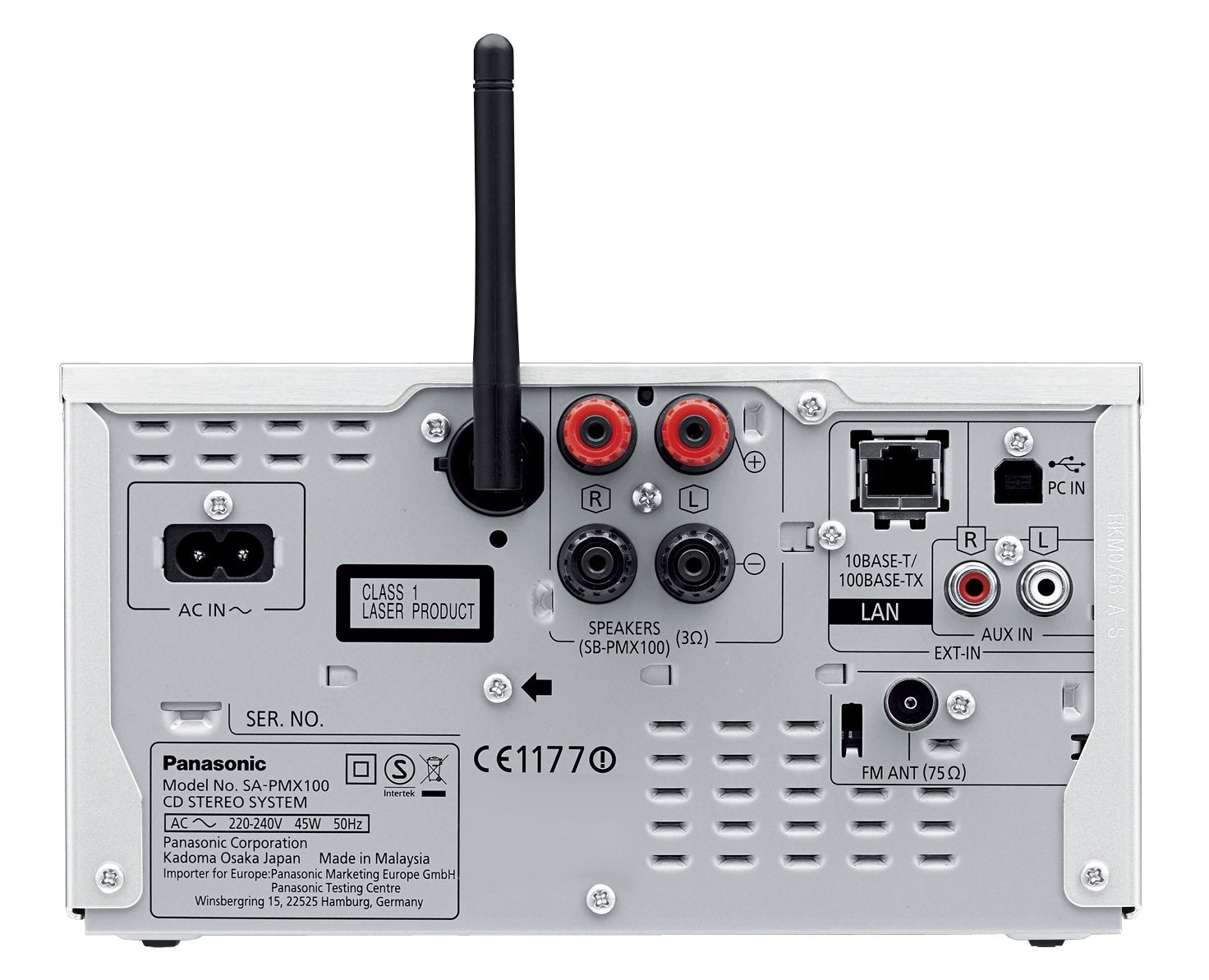 Panasonic CD stereo system hi-res sound source corresponding DLNA / USB ...