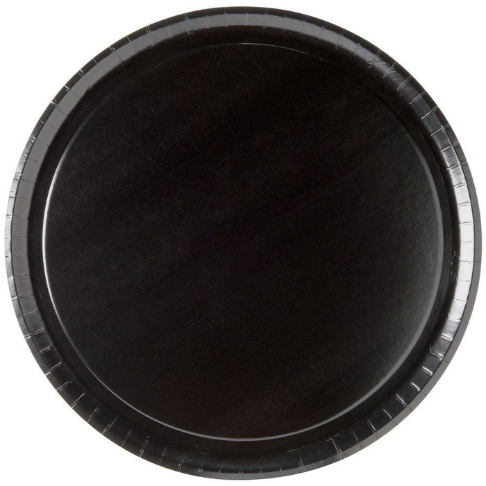 Solut 74555 SBS Paper Take and Bake Pizza Tray, 15" Diameter, Black ...