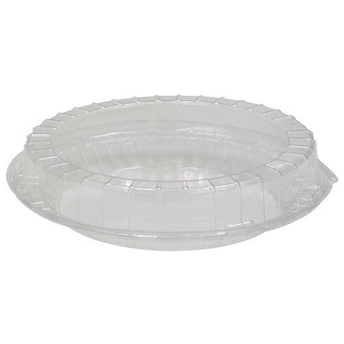 Pactiv 9" Clear Round Plastic Pie Hinged Lid Container Pie Keeper w ...