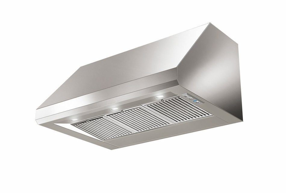 Professional Collection Maestrale 30" Wide Wall-Mount Canopy Range Hood 600 CFM PRO Motor ...