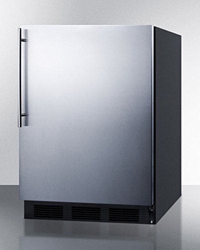 Summit FF63BSSHV 24" Freestanding Compact Refrigerator with 5.5 cu. ft ...