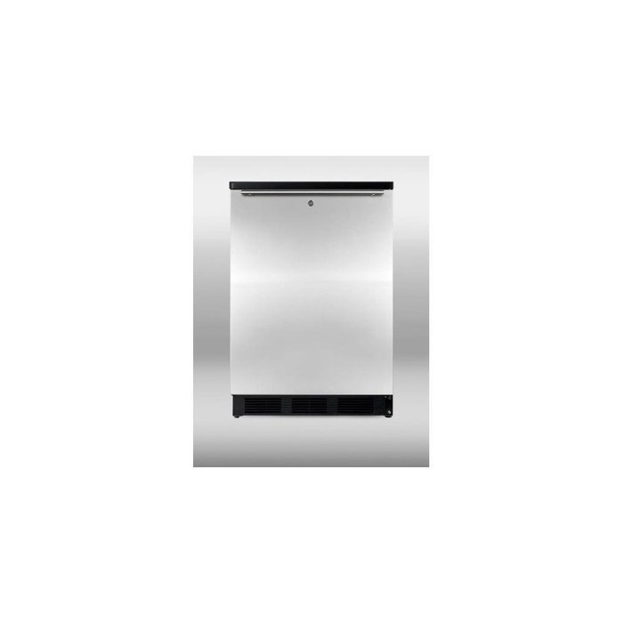 Summit Commercial Series FF7LBLSSHH 24" 5.5 cu. ft. Compact ...