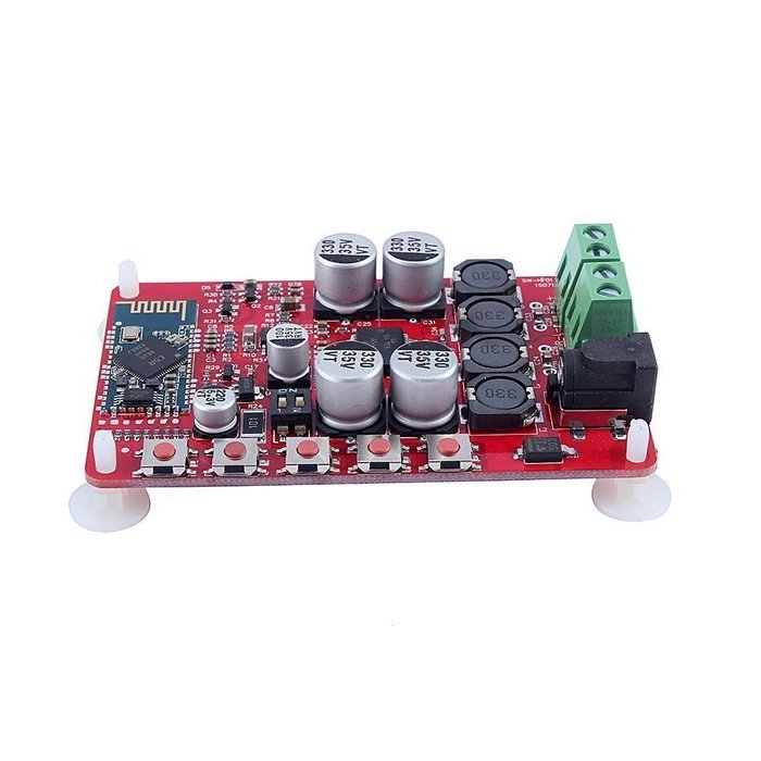 Yosoo 50W+50W Wireless Bluetooth 4.0 Audio Receiver Digital Amplifier ...