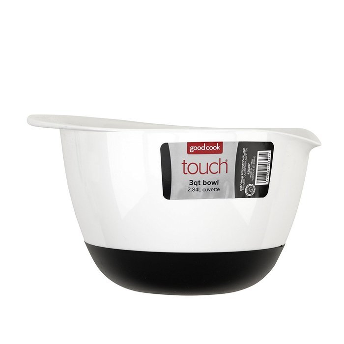 Good Cook Touch Plastic Mixing Bowl, 3-Quart N3 free image download
