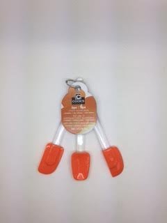 Cook's Corner 3-Piece Mini Spatula Set (Red) N5 free image download