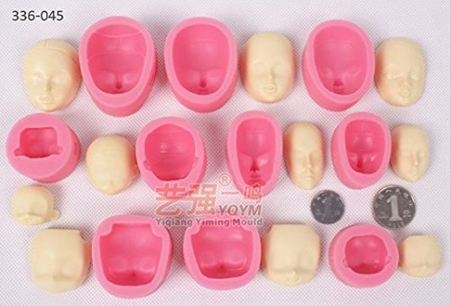 Silicone Face Molds,3d Silicone Face Mold,fondant Cake Decorating Tools ...