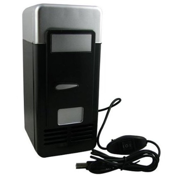 IMAGE® Mini USB-Powered Fridge Cooler for Beverage Drink Cans in ...