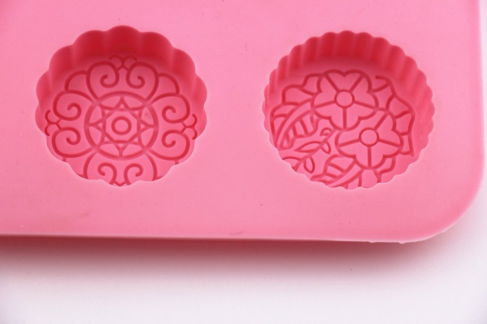 Cherryard 6-Cavity Silicone Mooncake Molds Cake Molds Handmade Soap ...