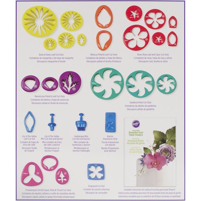 Wilton 2109-7987 28-Piece Gum Paste Cutters Set N6 free image download