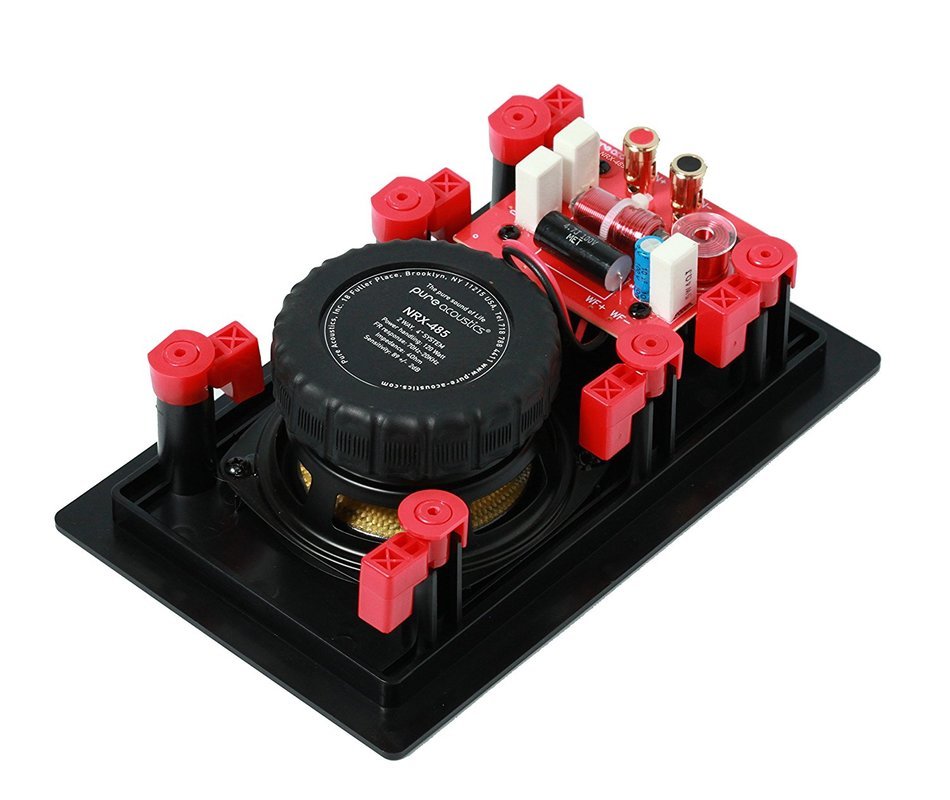 Pure Acoustics NRX485 2-Way In-Wall Speakers (Pair, White) N3 free ...