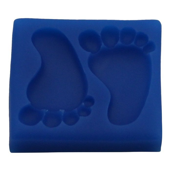 First Impressions Molds B229 Silicone Mold, Small Baby Feet N2 free ...