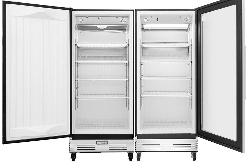 Frigidaire Commercial Stainless Refrigerator Freezer Combo FCGM181RQB ...