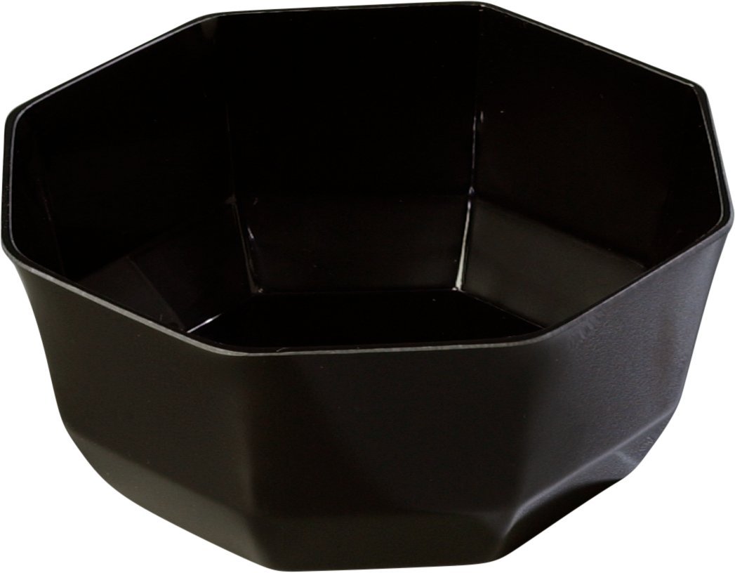 Carlisle 888603 Acrylic Octagon Bowl, 1.4 qt. Capacity, 7.13 x 2.87 ...