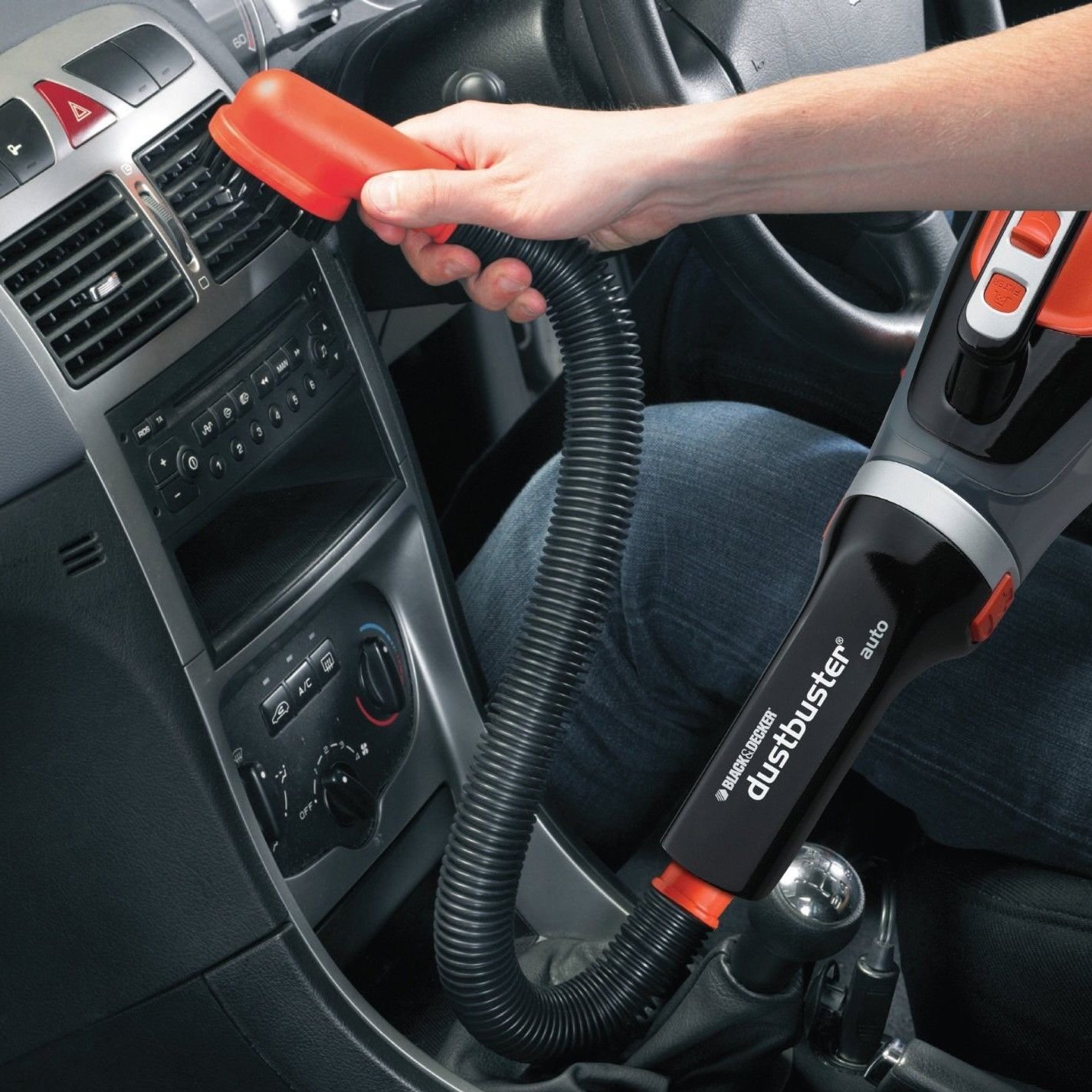 BLACK & DECKER Cyclonic Car Vacuum Cleaner Auto Dust buster Powerful ...