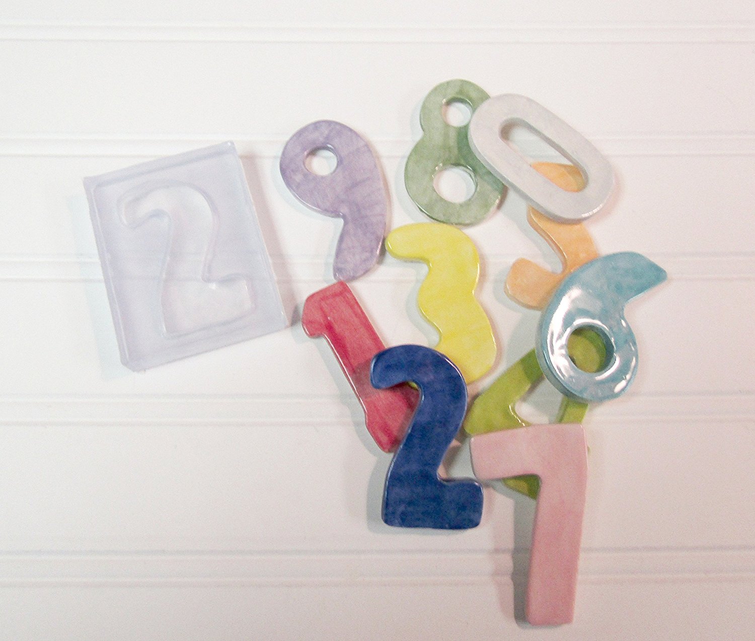 Numbers Silicone Mold Hand Made for Soap, Clay, etc N4 free image download