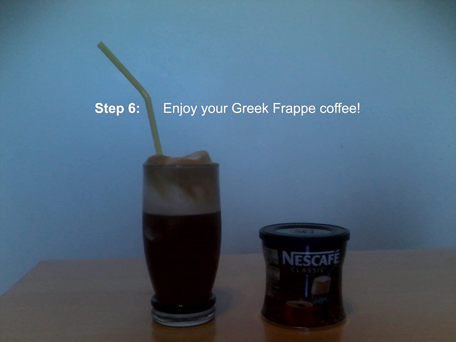 GREEK FRAPPE coffee - 50 gr NESCAFE Classic & Hand Mixer - Frother N5 ...
