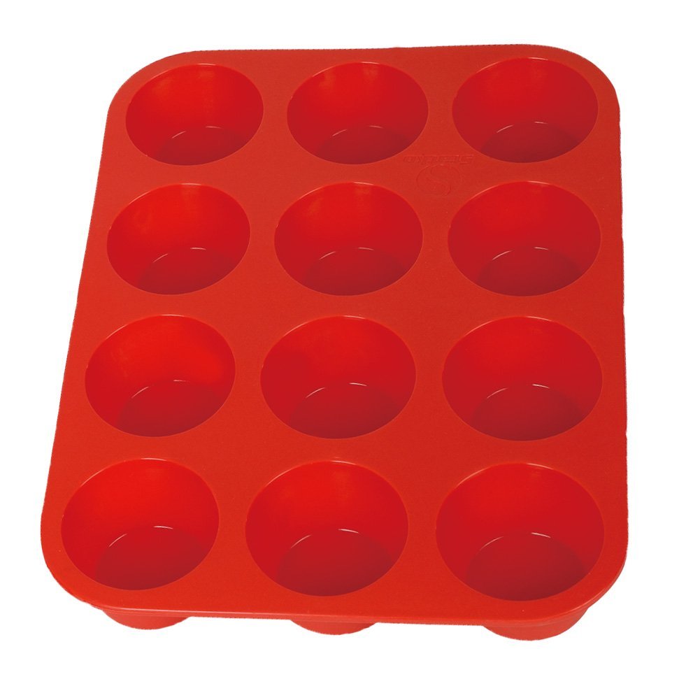 Kuke 6/12 Cup Silicone Muffin Mold Mini Cake Mould Cupcake Baking Pan ...
