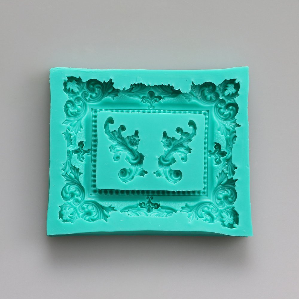 Pinkie Tm Photo frame fondant gel mold soap mold salt sculpture mold ...