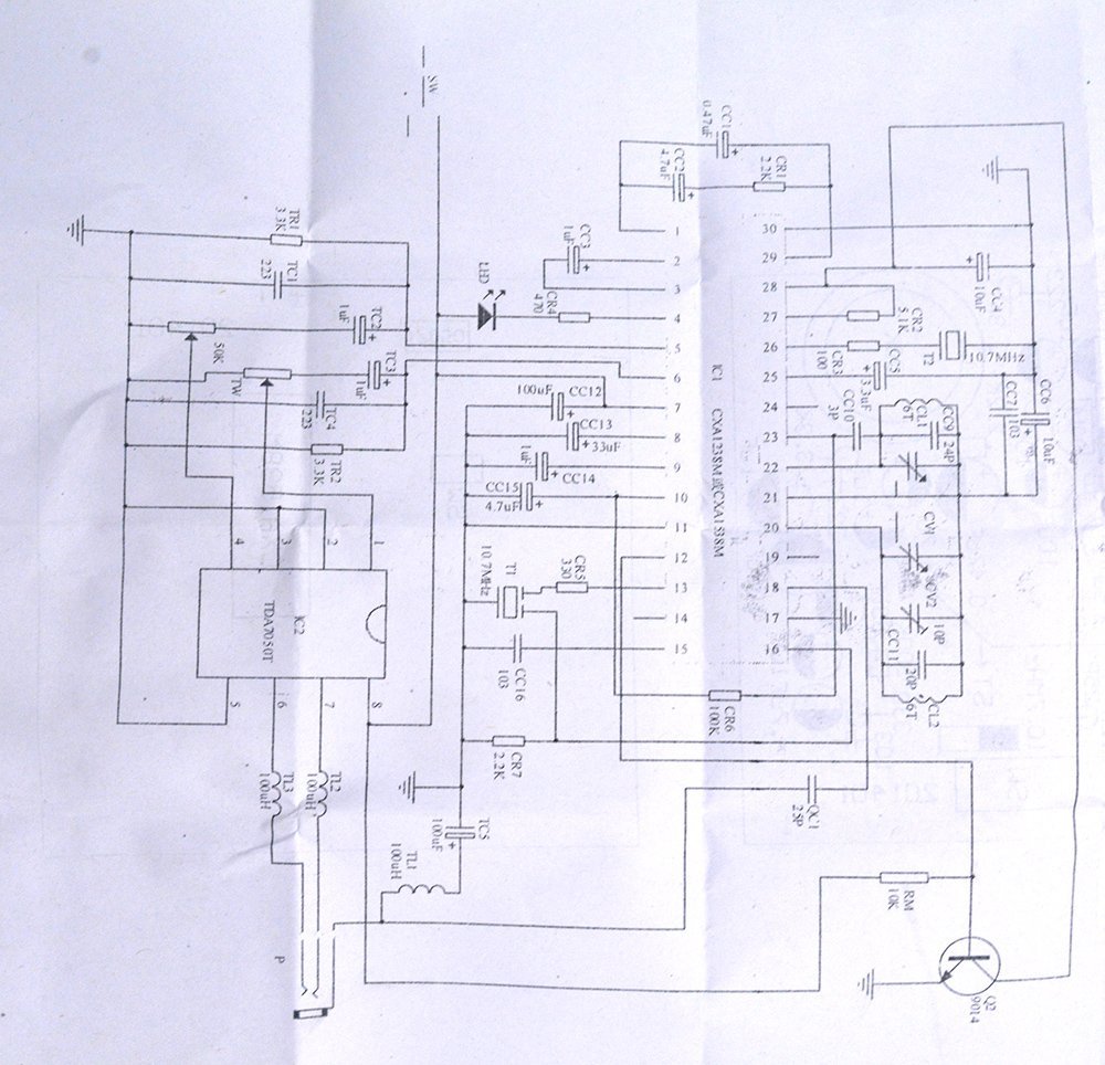 Puuli 3V CXA1238M TDA7050 9018 87-108MHz FM Stereo Receiver Module ...