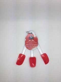Cook's Corner 3-Piece Mini Spatula Set (Red) N9 free image download