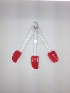 Cook's Corner 3-Piece Mini Spatula Set (Red) N10 free image download