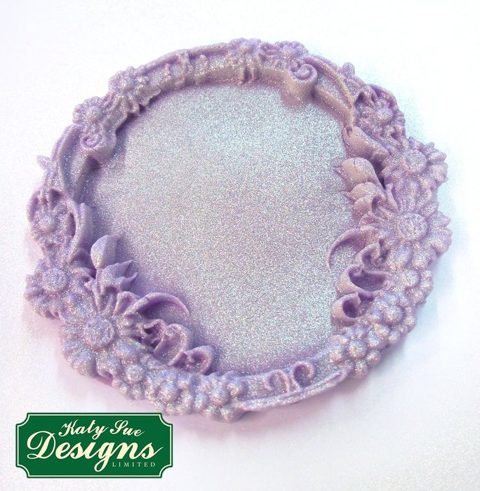 Miniature Frames - Floral Circle Embellishment Cake Mold N3 free image ...