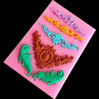 Y&XL&H Lace Silicone Cake Mold Cake Lace Embossed Stamp Die N7 free ...