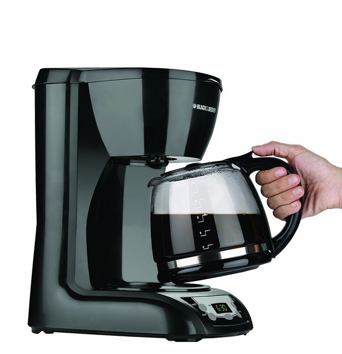 Black & Decker CM1200B 12-Cup Switch Coffeemaker, Black N3 free image ...