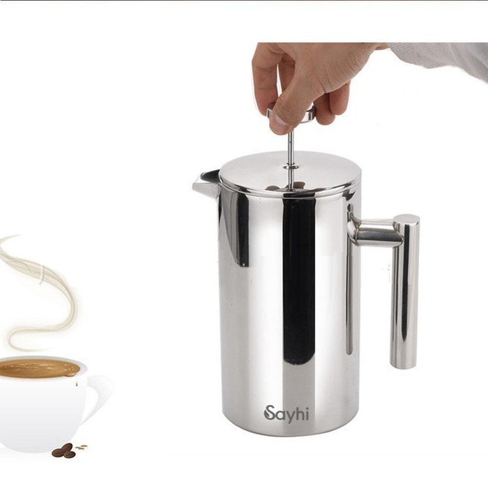 Coffee Press, Balakie 34oz 8 Cup 1 Liter Coffee Maker with Non Drip ...