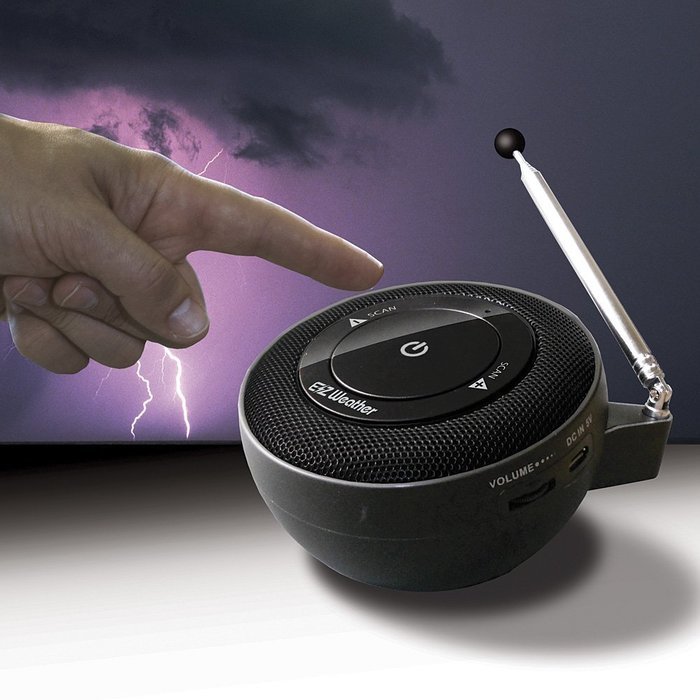 EZ Weather One Touch NOAA Report Radio - Be Ready for Severe Storms N2 ...