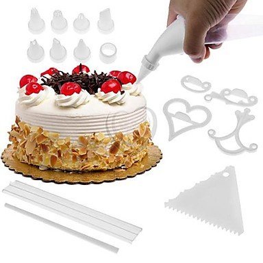 Y&XL&H 100 Pcs Cake Decorating Decoration Kit Icing Set Baking Cupcake ...