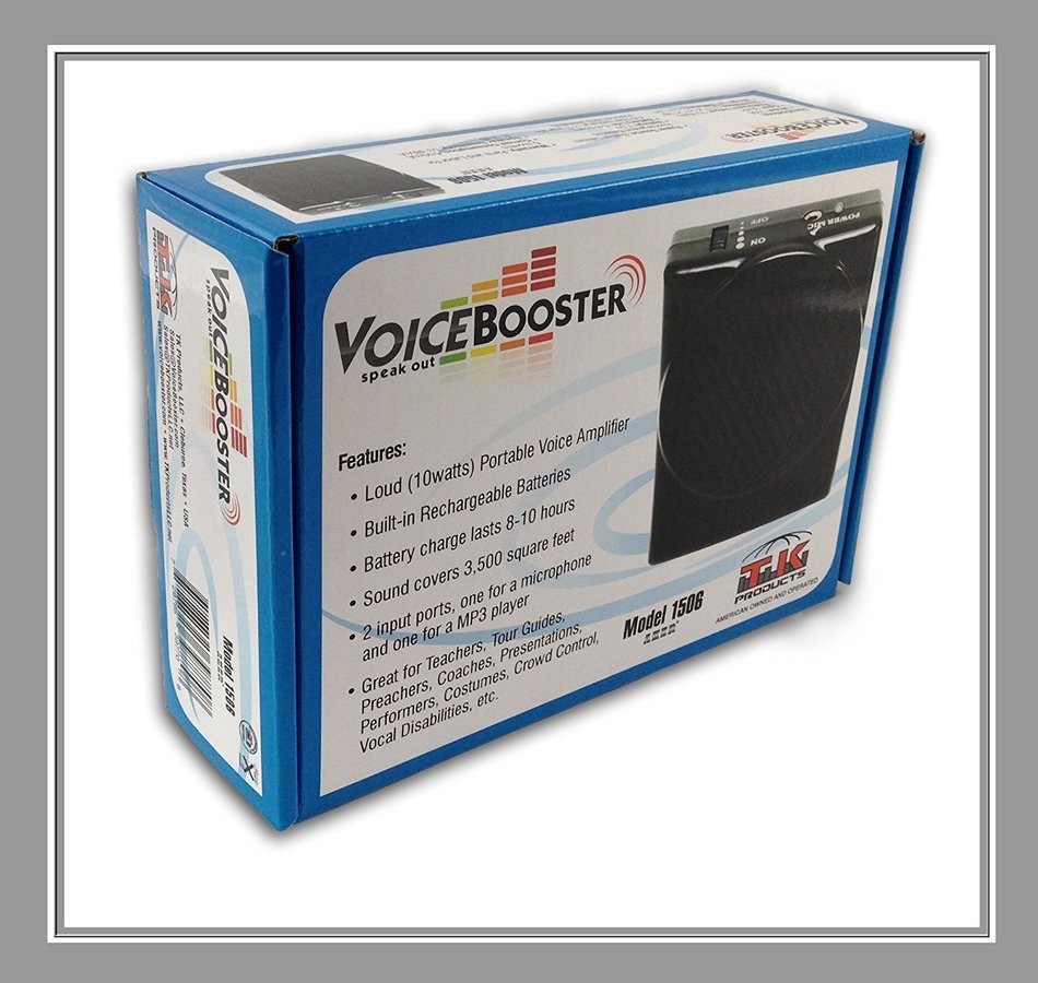 VoiceBooster Voice Amplifier 10watts Black MR1506 (Aker) by TK Products ...