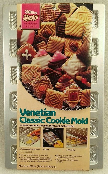 Wilton Venetian Classic Cookie Mold - Vintage 1984 free image download