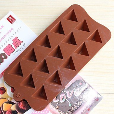 Sher Bakeware Silicone Triangle Baking Molds for Chocolate (Random ...