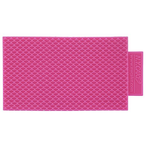 NY Cake Fondant Impression Mat, Scales Design- Silicone free image download