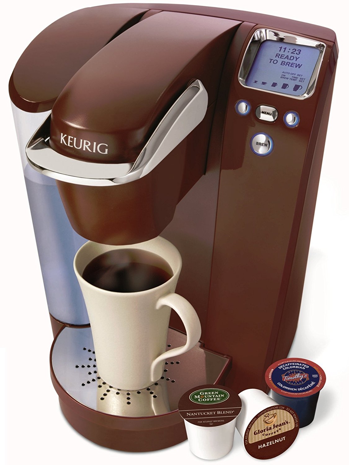 Keurig B70 Platinum Cinnamon Red Single Cup Home Brewing System free ...